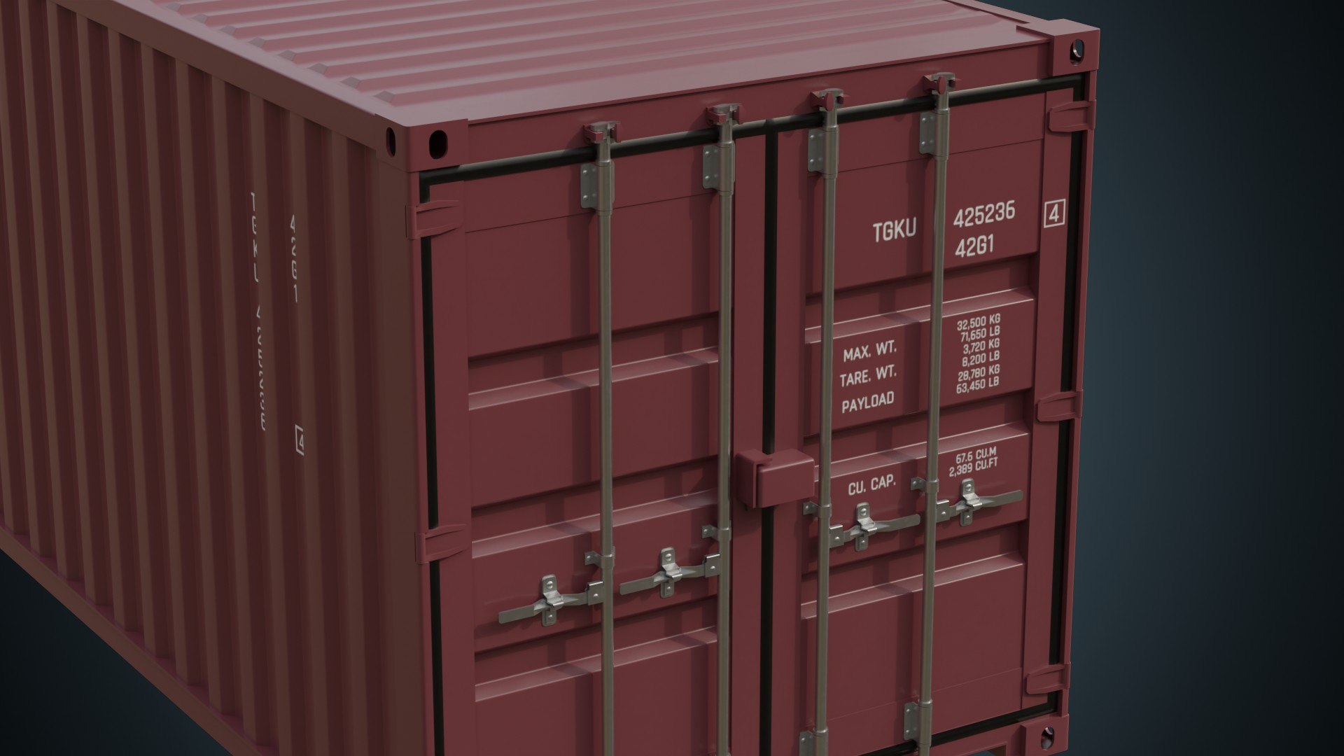 3D Cargo Container 3A - TurboSquid 1734999