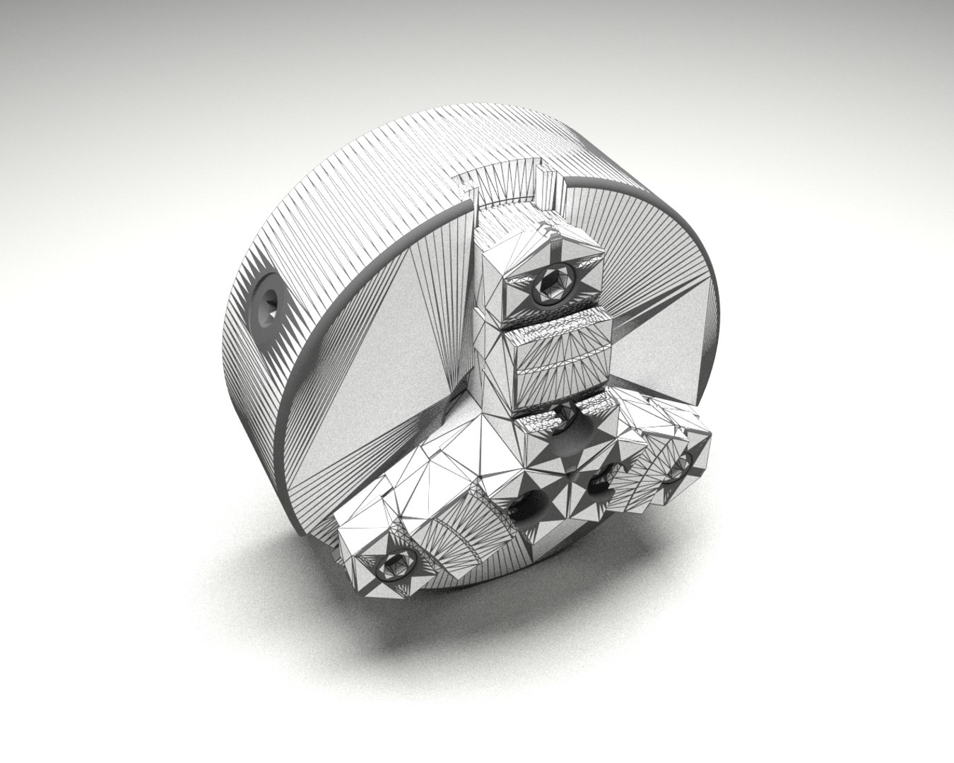 Lathe Chuck 3D Model - TurboSquid 1465680