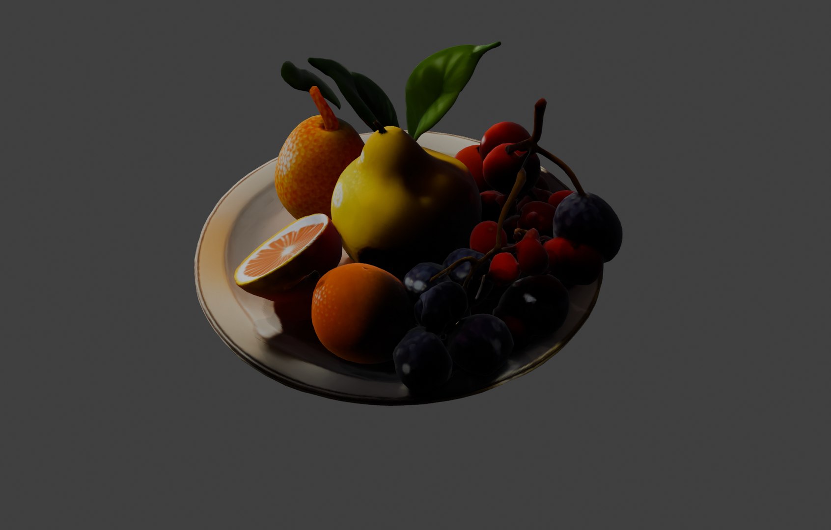 Vibrant Fruit Still Life - Realistic 3D Model 3D Model - TurboSquid 2329386