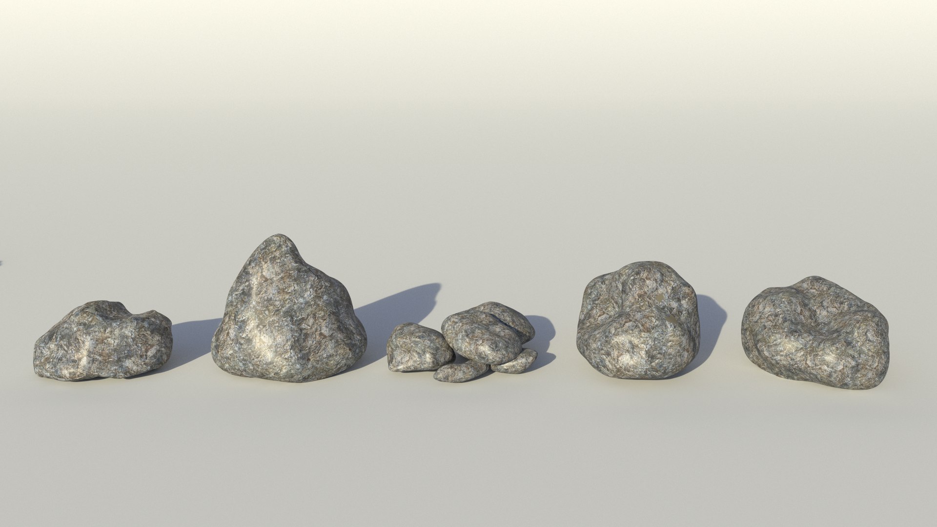Free 3D Medium Rocks - TurboSquid 1177773