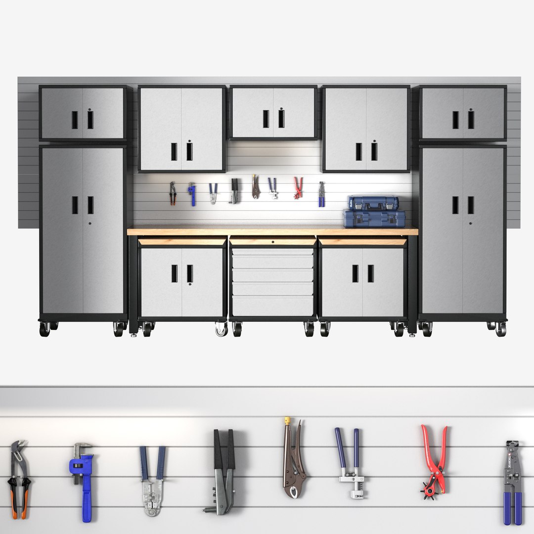 Modular Tool Storage Cabinet 3D Model - TurboSquid 2271274