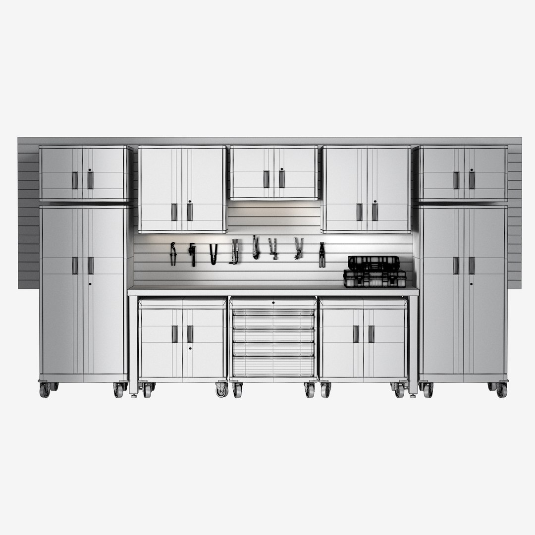 Modular Tool Storage Cabinet 3D Model - TurboSquid 2271274