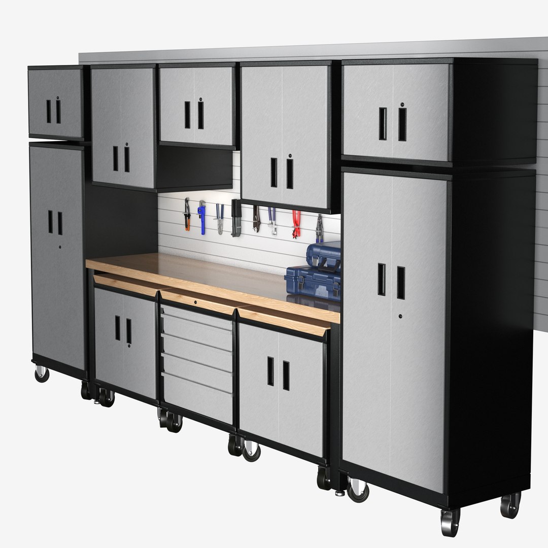 Modular Tool Storage Cabinet 3D Model - TurboSquid 2271274