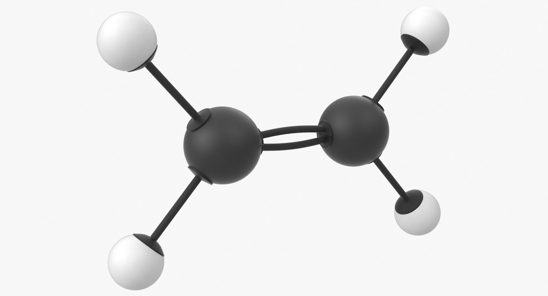 Ethylene Molecule 3D Model - TurboSquid 1425086