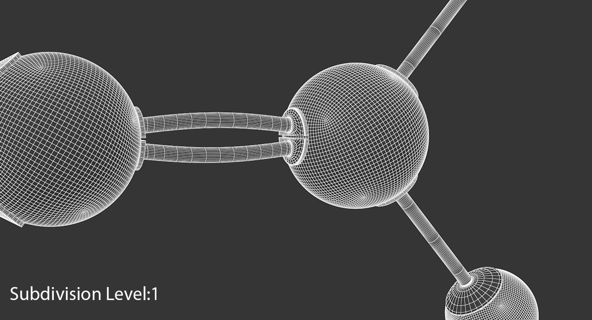 Ethylene Molecule 3D Model - TurboSquid 1425086