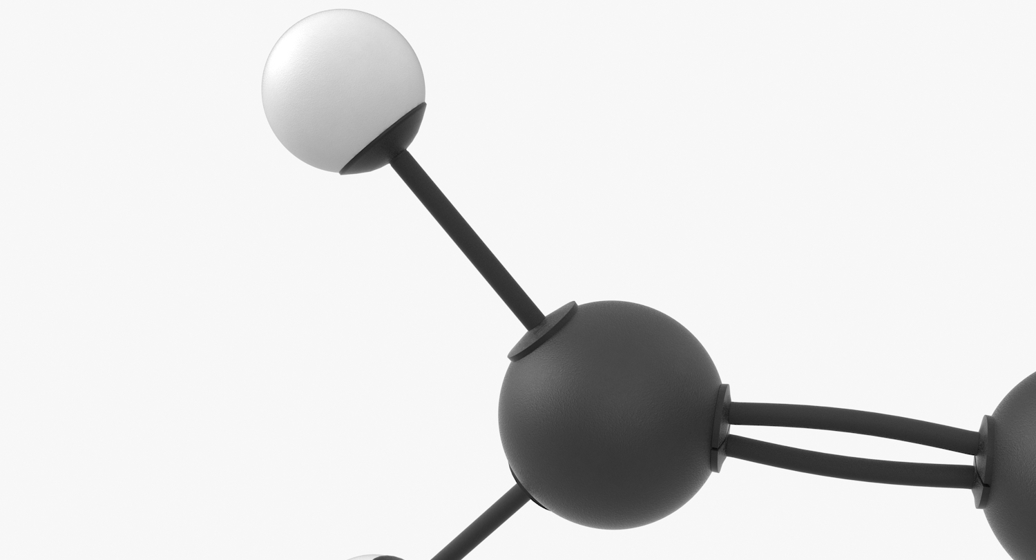 Ethylene molecule 3D model - TurboSquid 1425086
