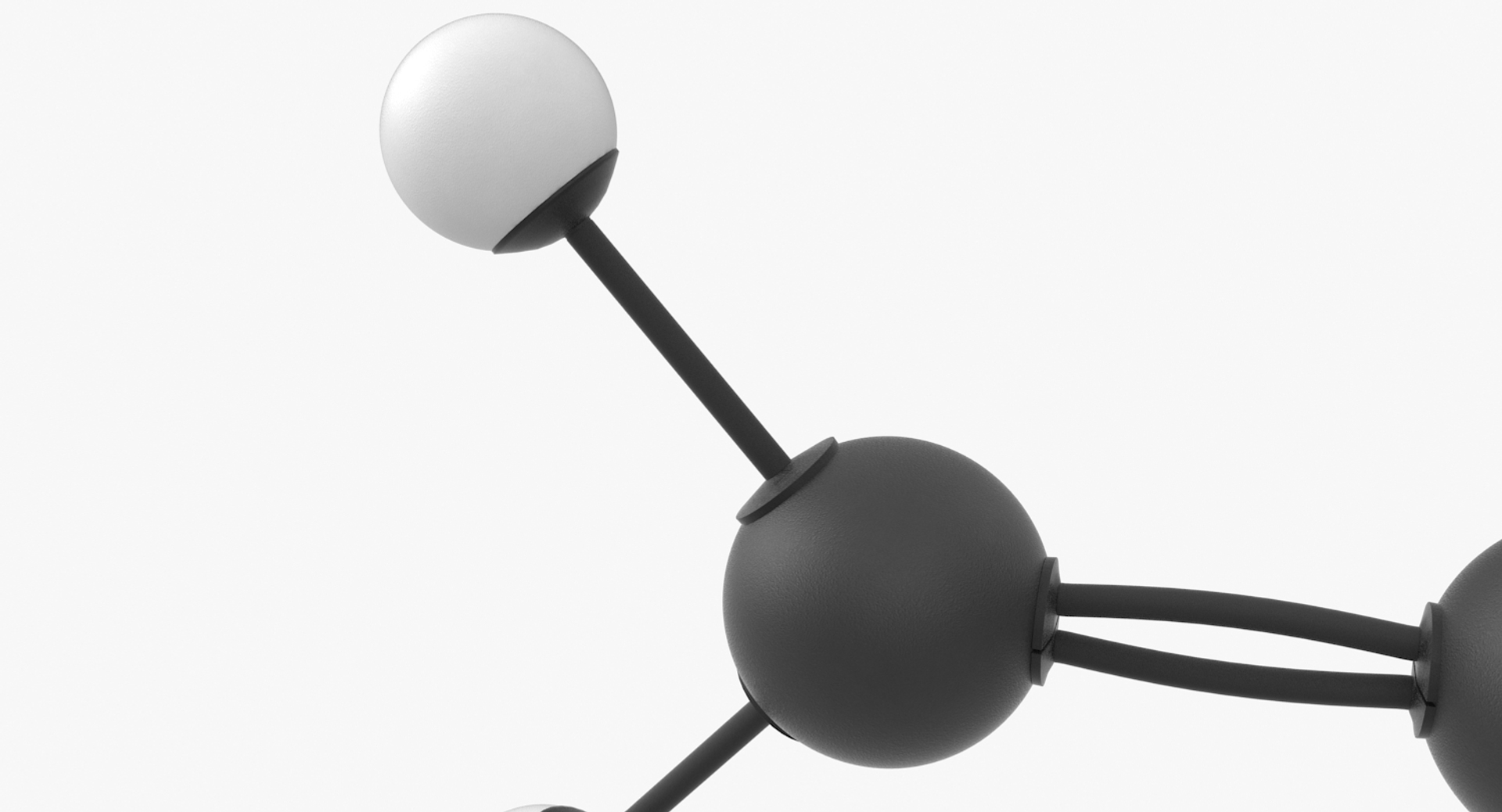 Ethylene molecule 3D model - TurboSquid 1425086