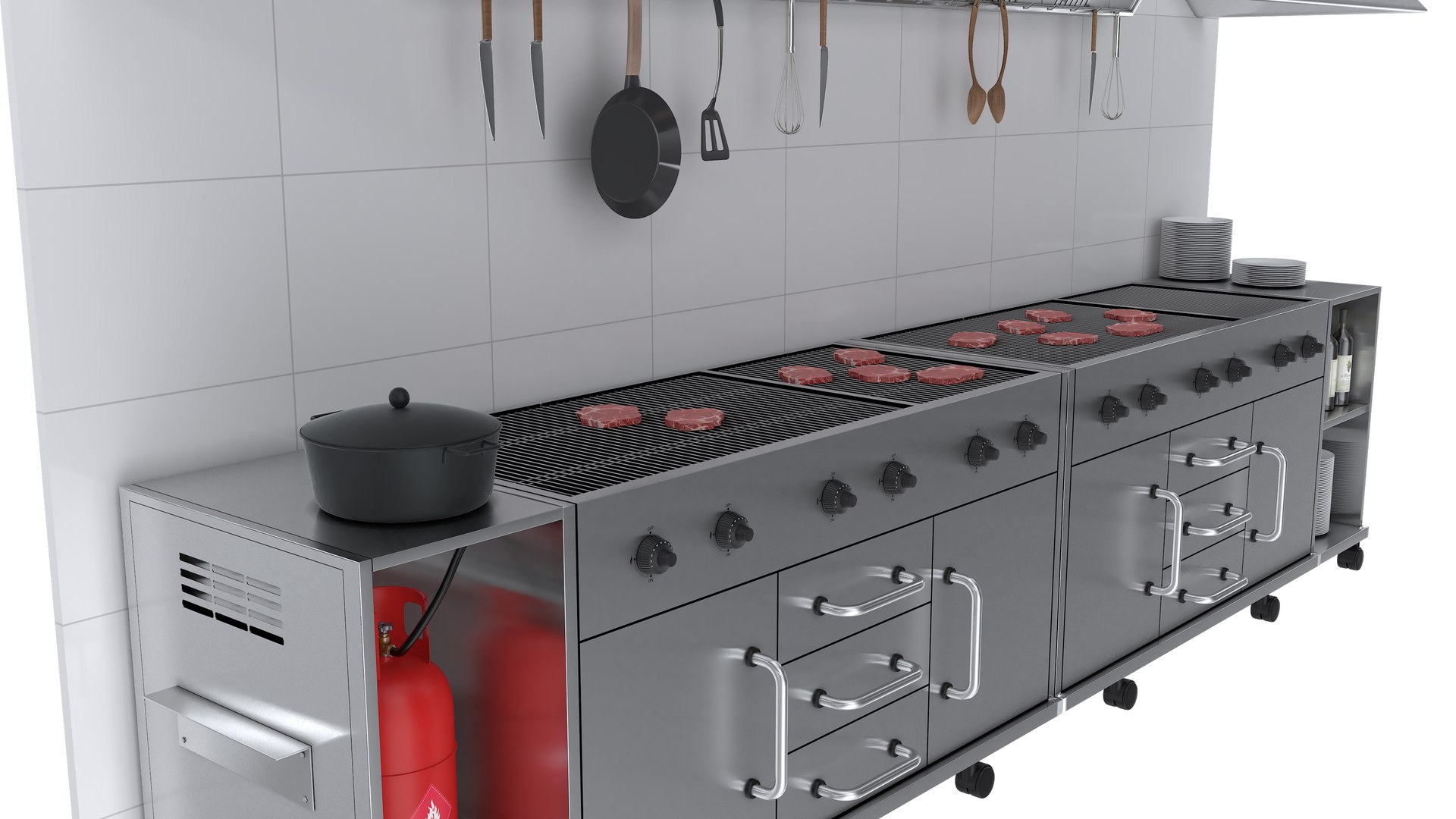 3D Kitchen Appliance Model - TurboSquid 2277647