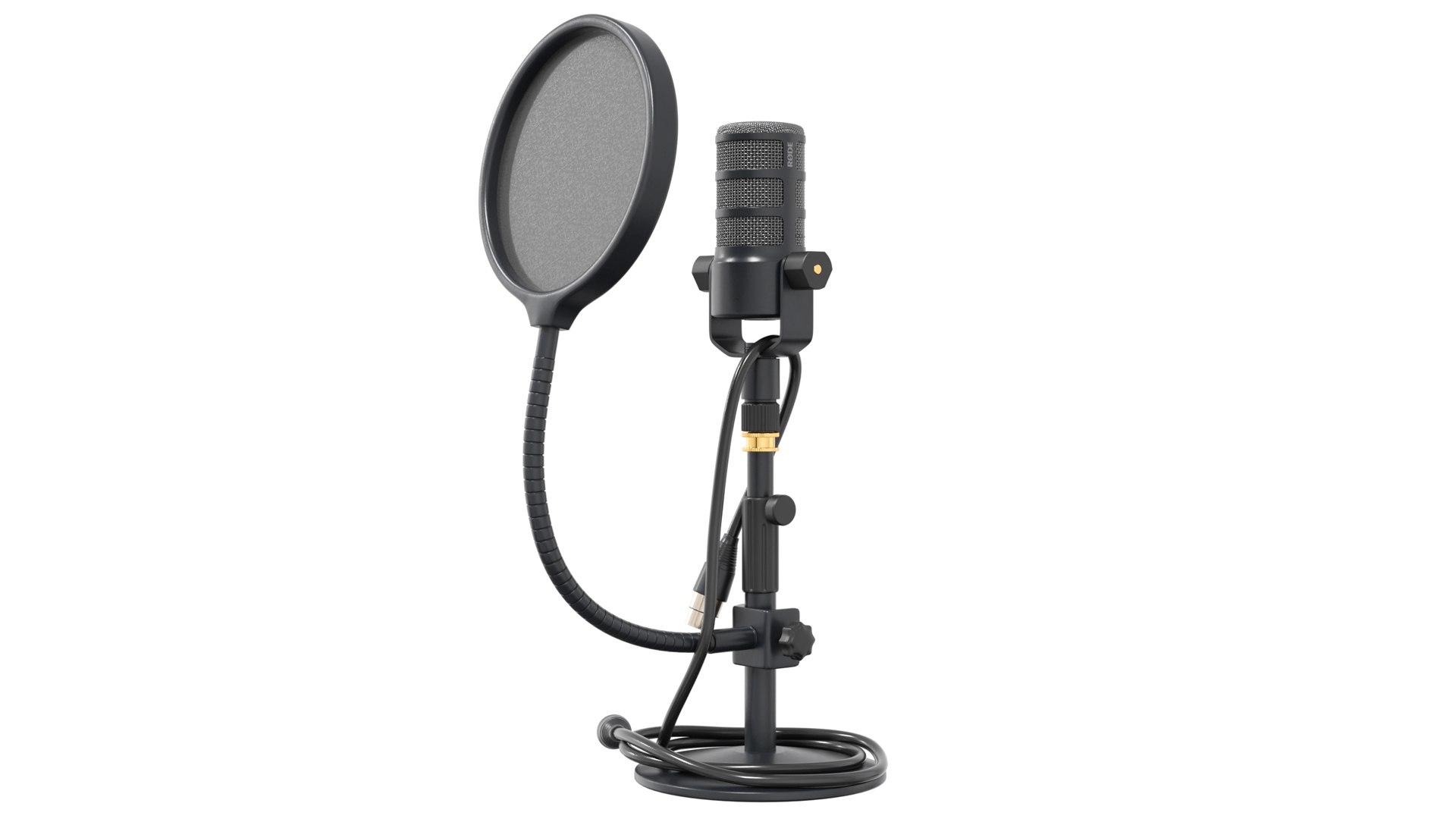 Rode Podmic Stand Popfilter 3D - TurboSquid 2429042