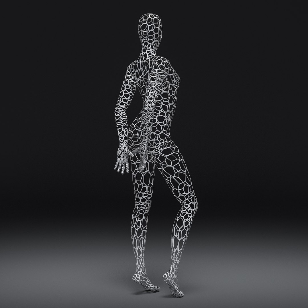 3D Female Wire Mannequin - TurboSquid 1172010