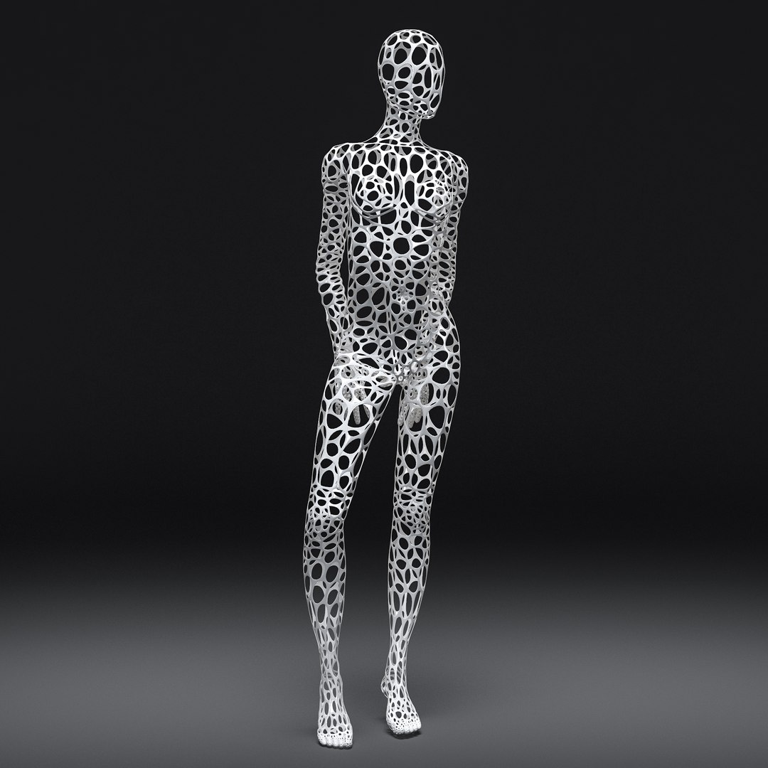 3D Female Wire Mannequin - TurboSquid 1172010