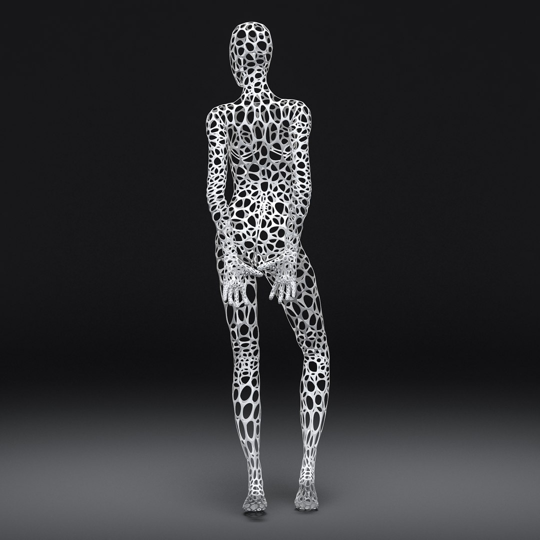 3D Female Wire Mannequin - TurboSquid 1172010