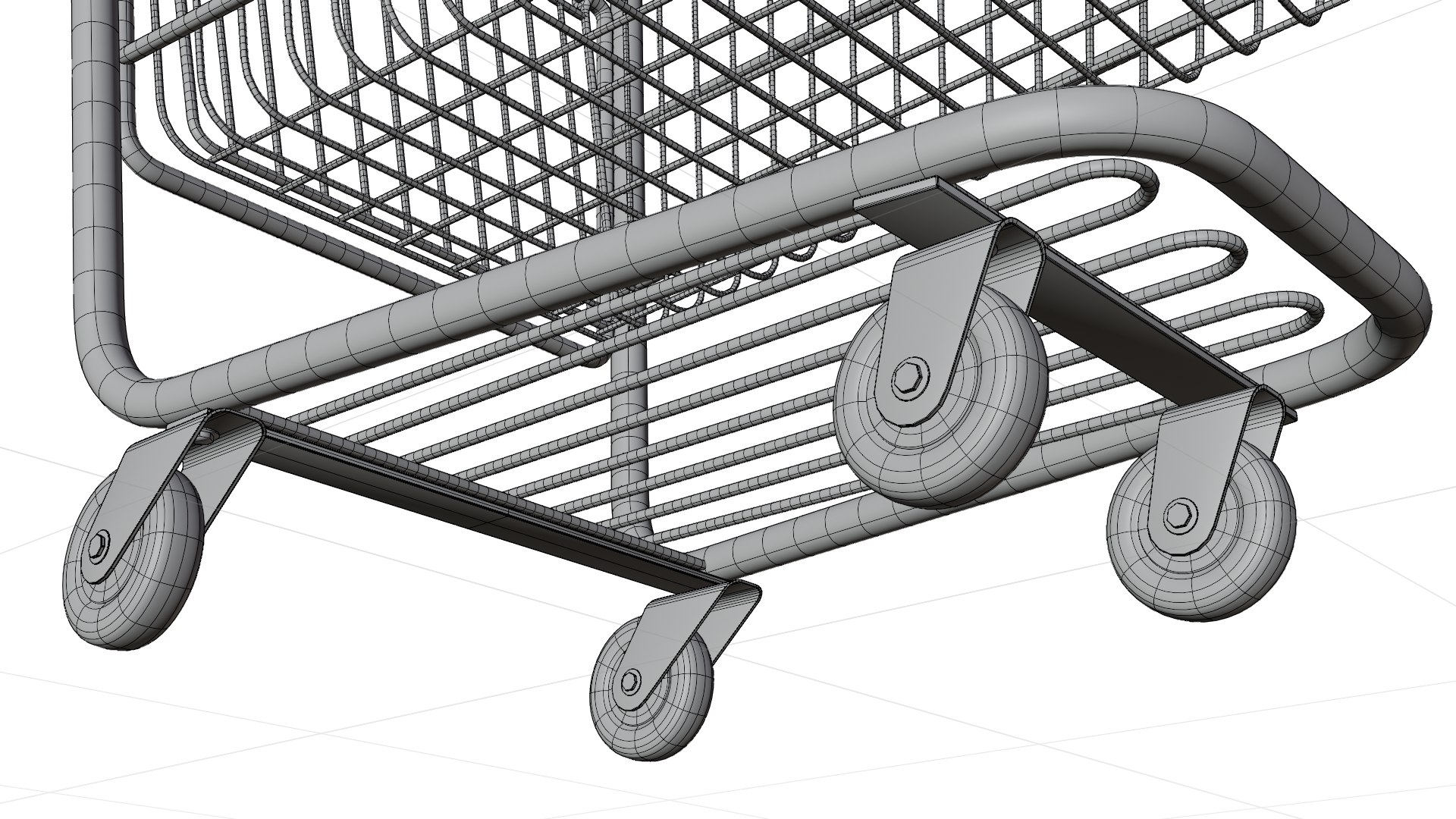 3D ShoppingTrolley Model - TurboSquid 1738076