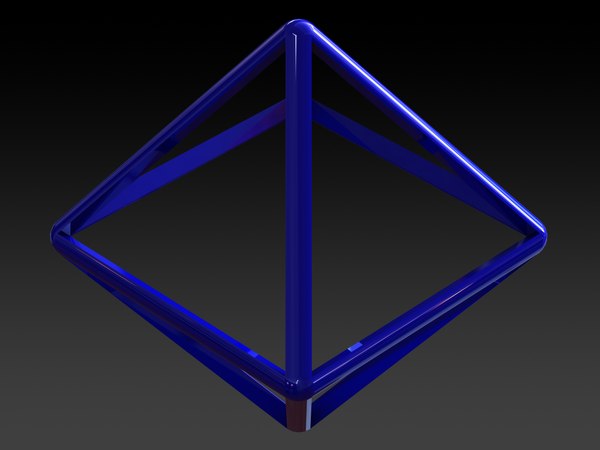 modèle 3D de Octaèdre de forme filaire - TurboSquid 2162461