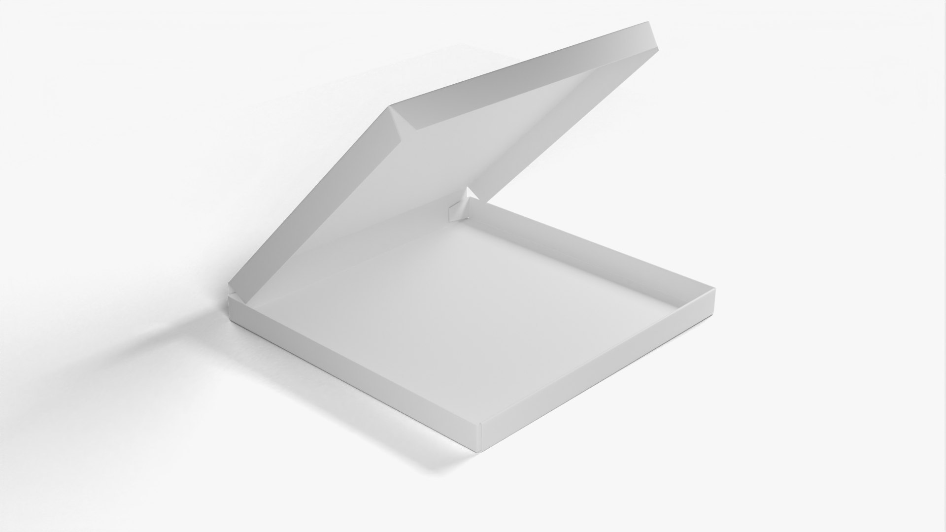 3D 10-inch Kraft Paper Open Pizza Box Model - TurboSquid 1981780