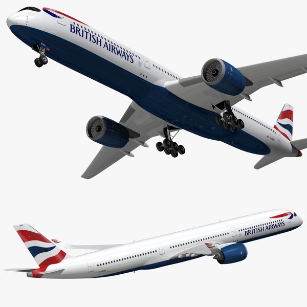 Airbus a350 british 3D - TurboSquid 1681380