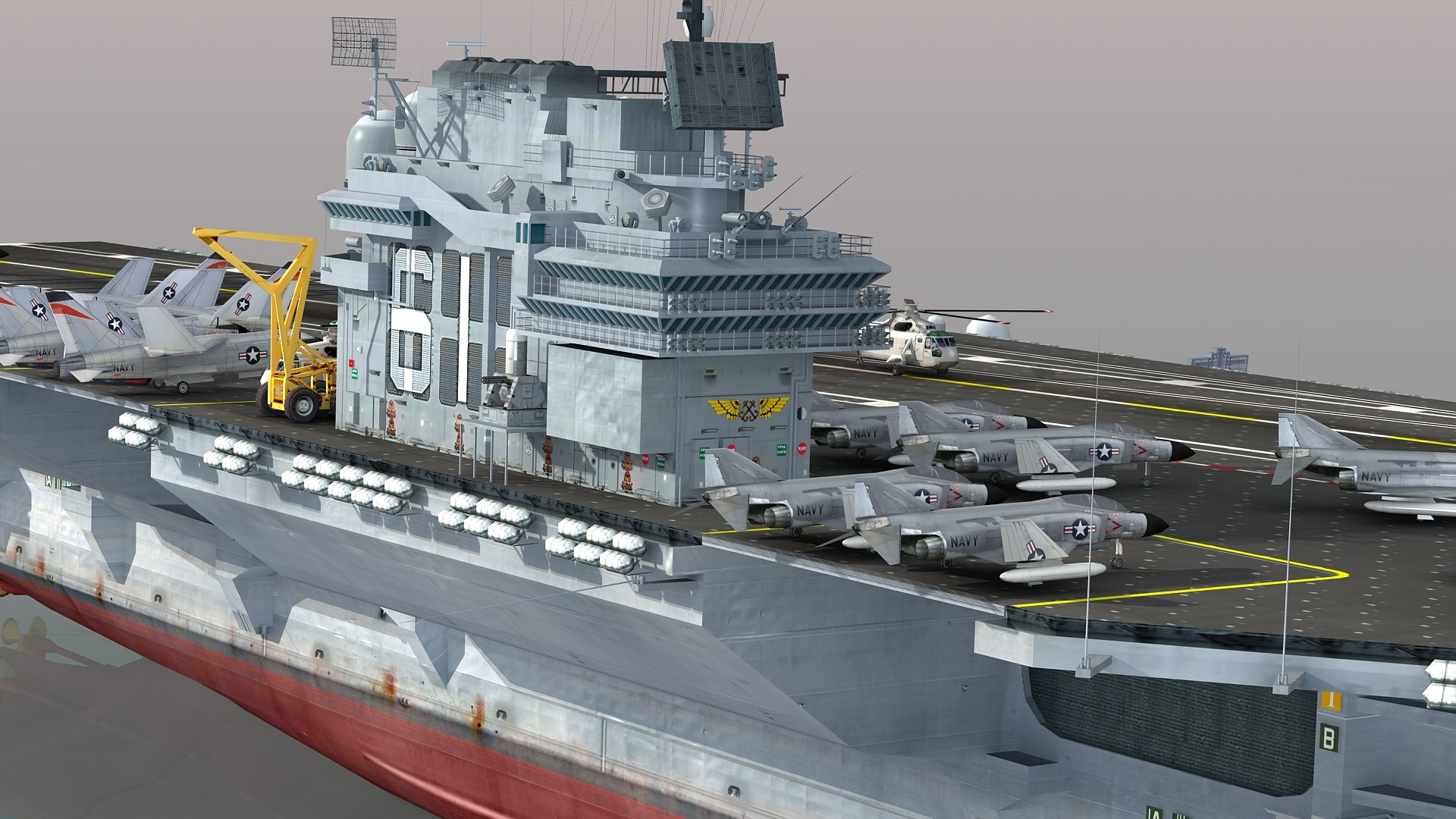 3D Model USS Ranger CV-61 - TurboSquid 1880424