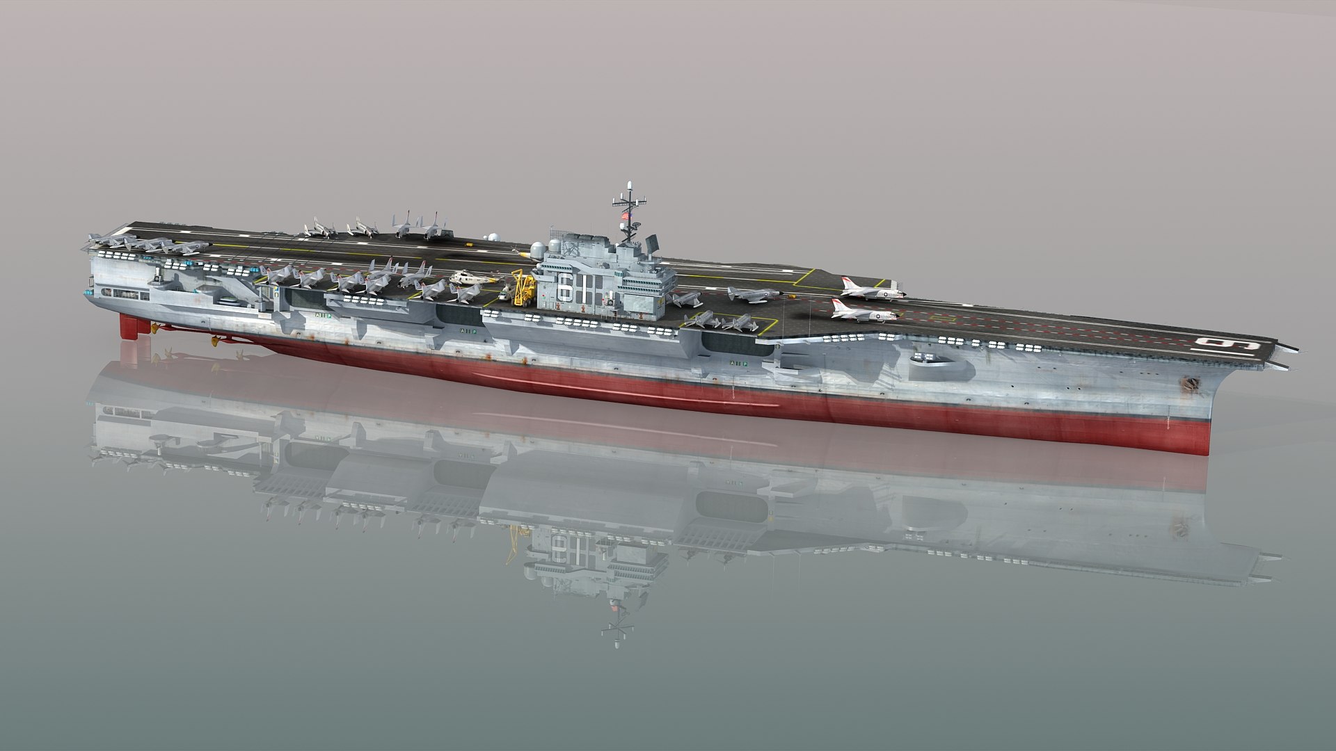 3D Model USS Ranger CV-61 - TurboSquid 1880424