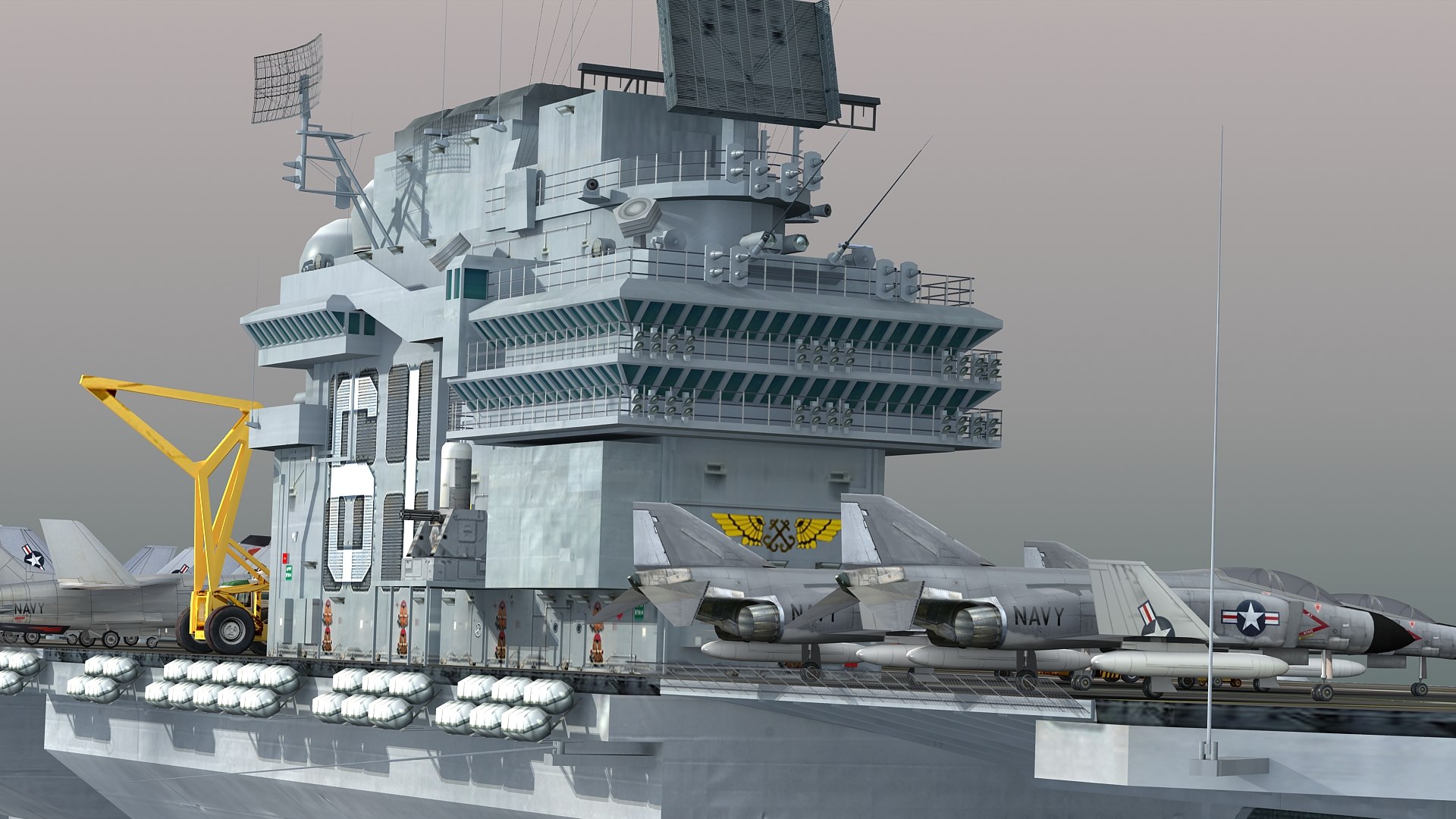 3D Model USS Ranger CV-61 - TurboSquid 1880424