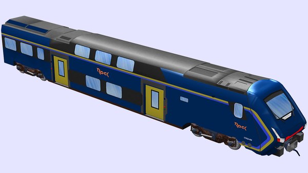 3D hitachi etr 521 caravaggio high-speed passenger train - TurboSquid ...
