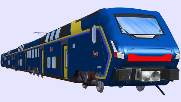 3D hitachi etr 521 caravaggio high-speed passenger train - TurboSquid ...