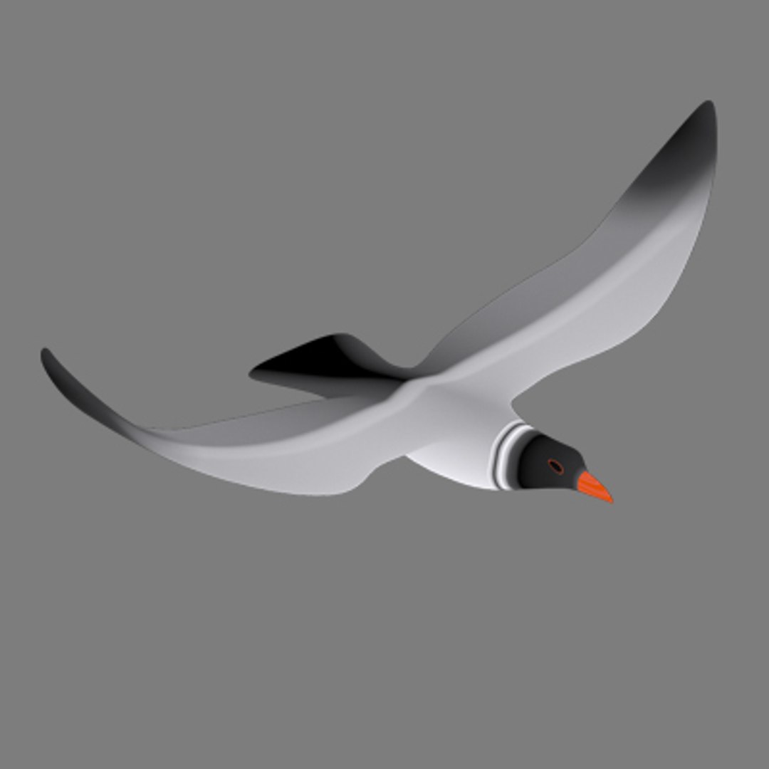 3d Flock Birds Model