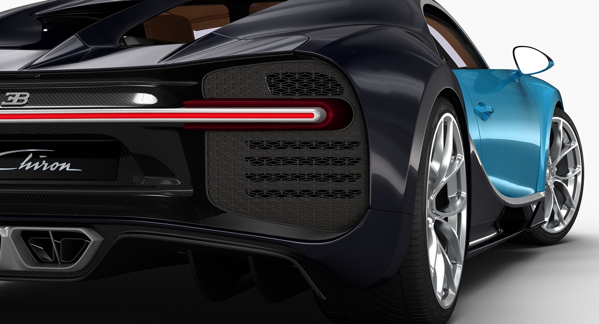 3d 2017 Bugatti Chiron Model