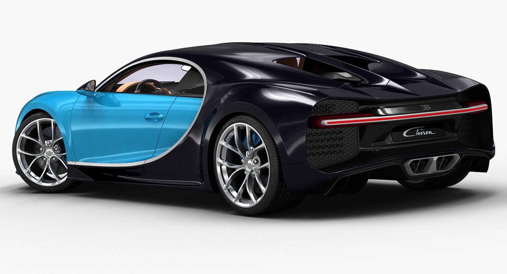 3d 2017 Bugatti Chiron Model