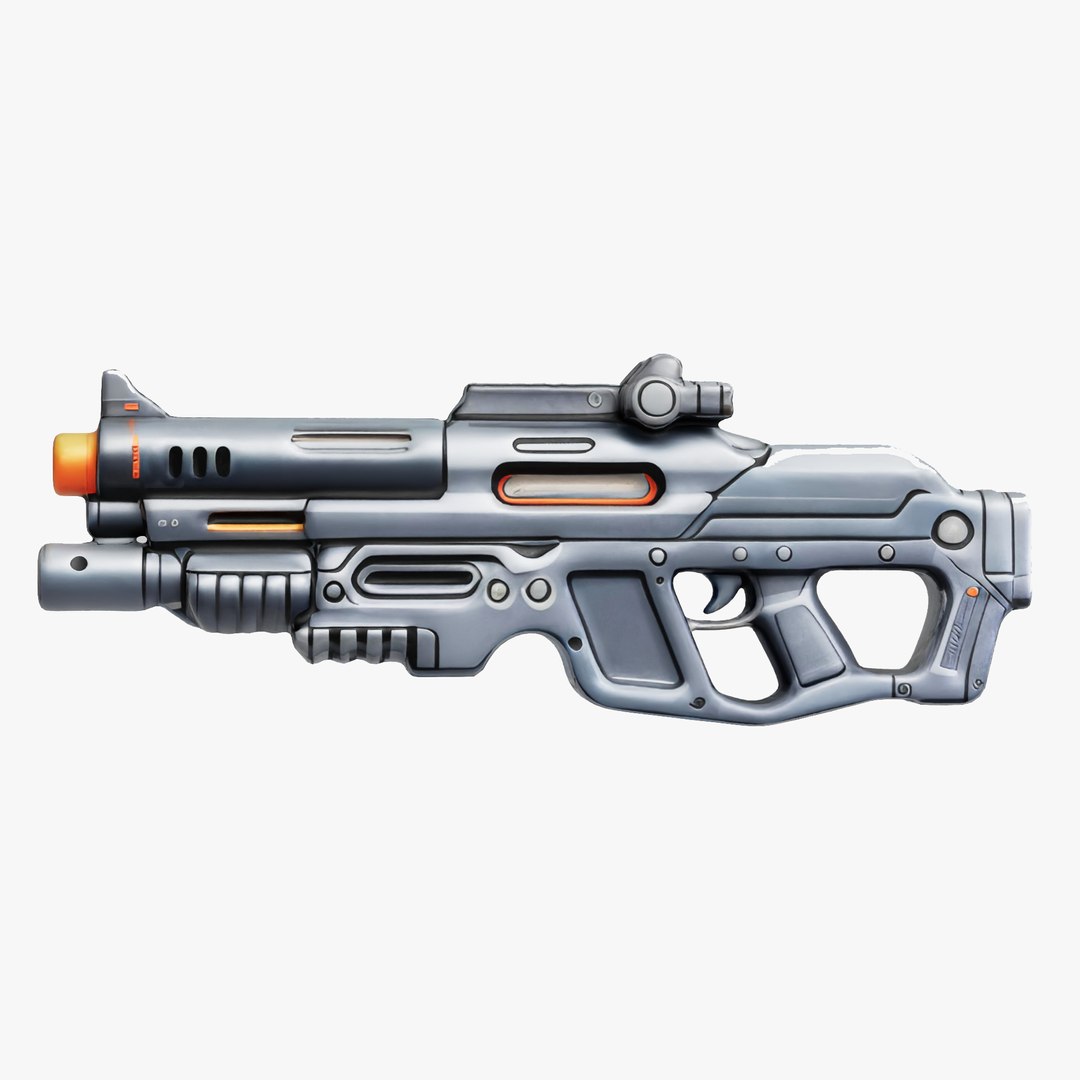Sci-Fi Rifle 3D Model - TurboSquid 2288763