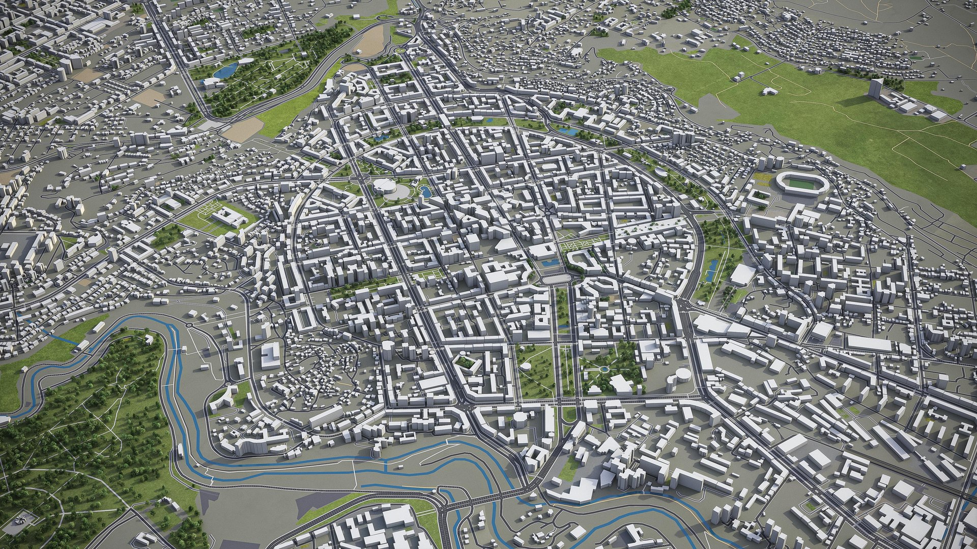 Yerevan Surrounding - Model - TurboSquid 1501615