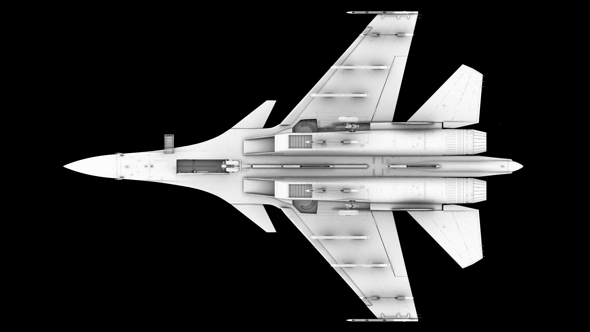 Fighter Jet Su-37 Max