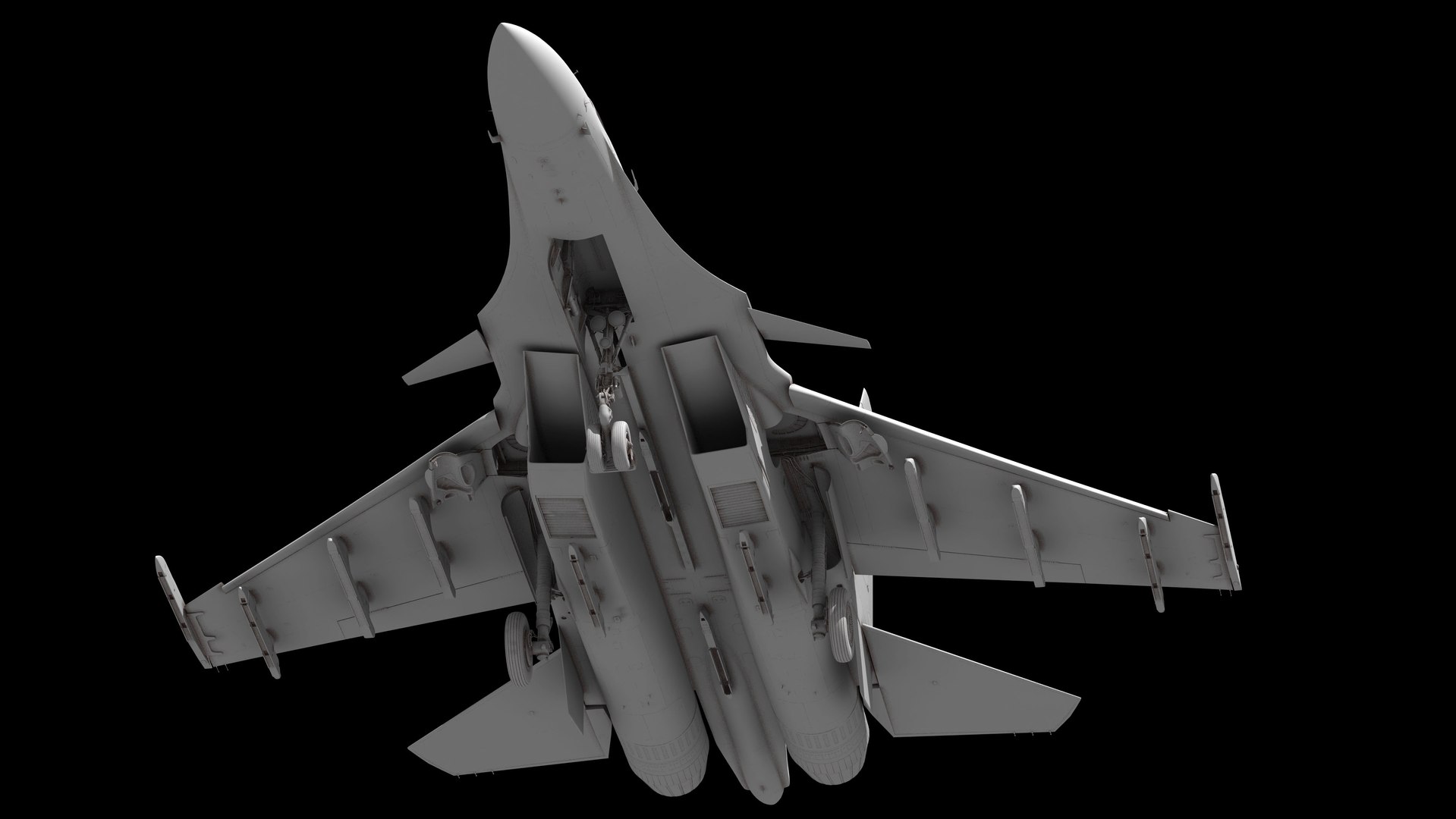 Fighter Jet Su-37 Max