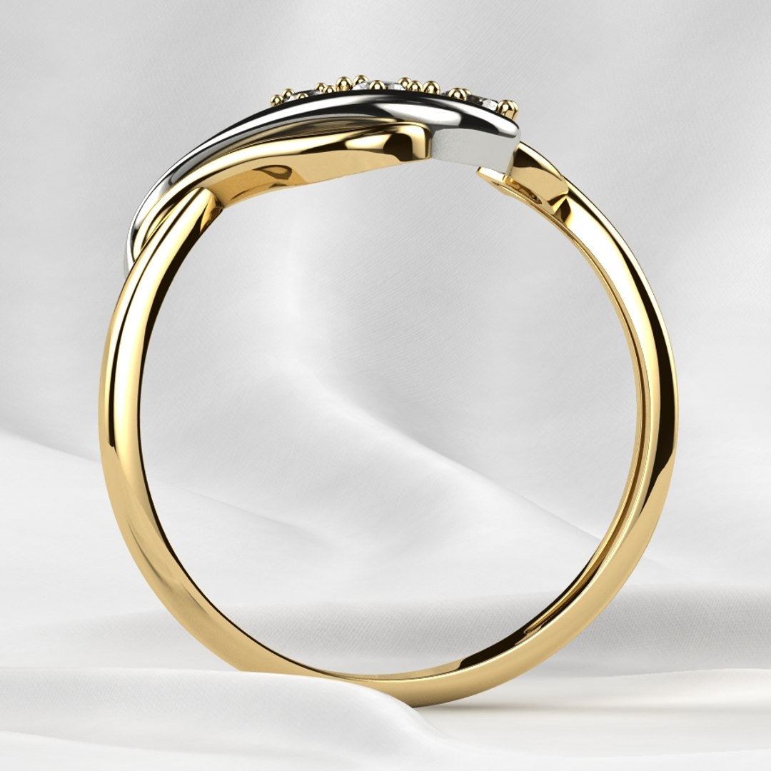 Rhodium Plating Gold Ring 3D Model - TurboSquid 1806501