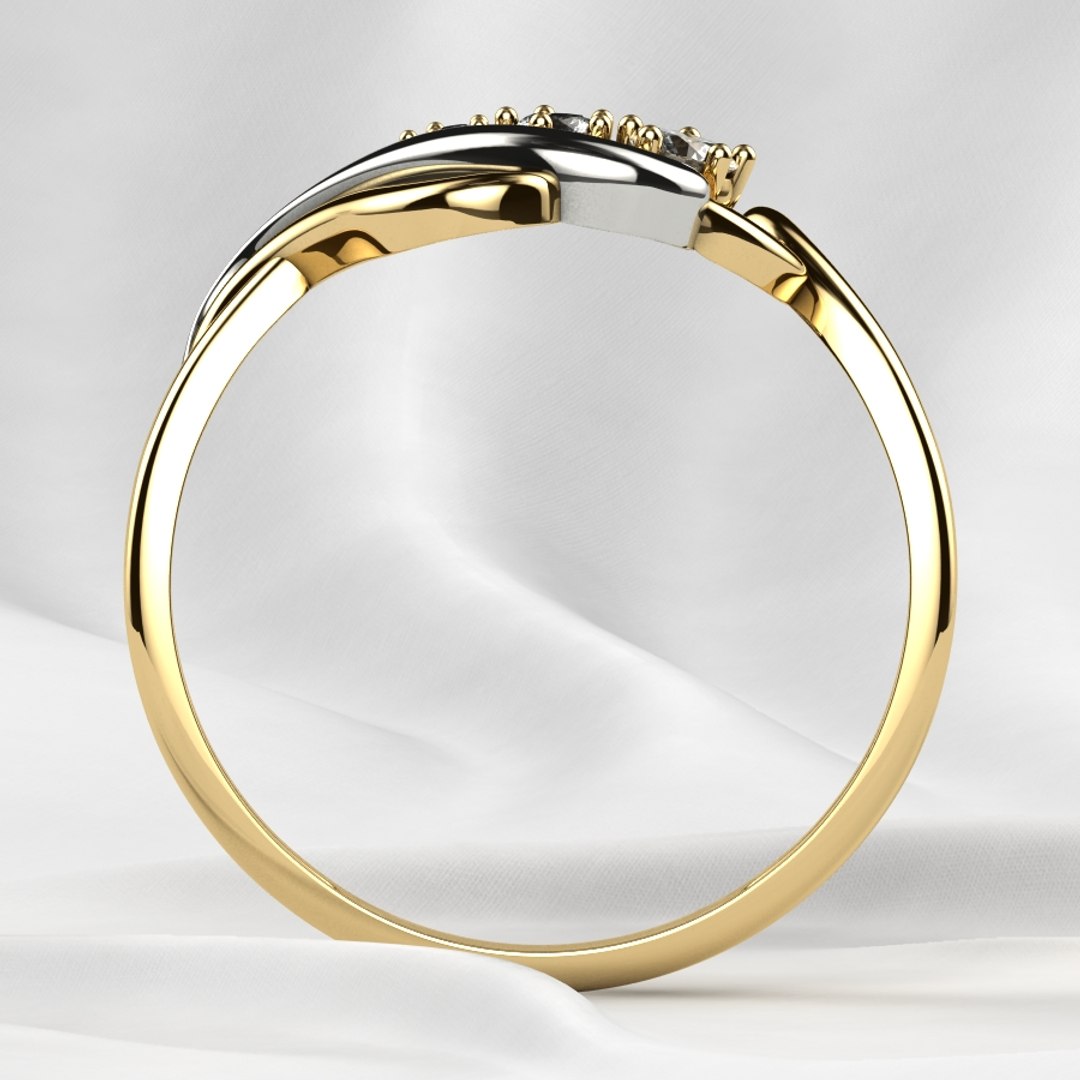 Rhodium Plating Gold Ring 3D Model - TurboSquid 1806501