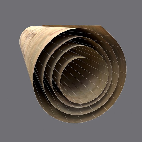 Chanson de Roland Scroll 3D model - TurboSquid 1731660