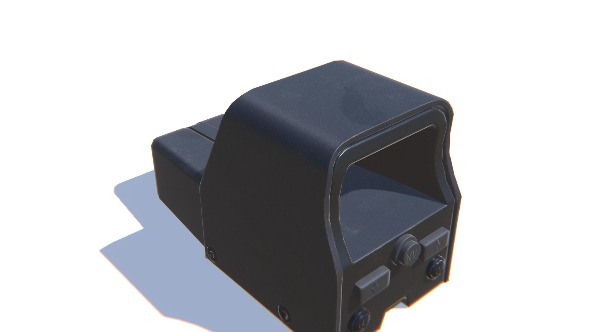 3D Tactical Collimator Sight 2 Low-poly Model - TurboSquid 1800231