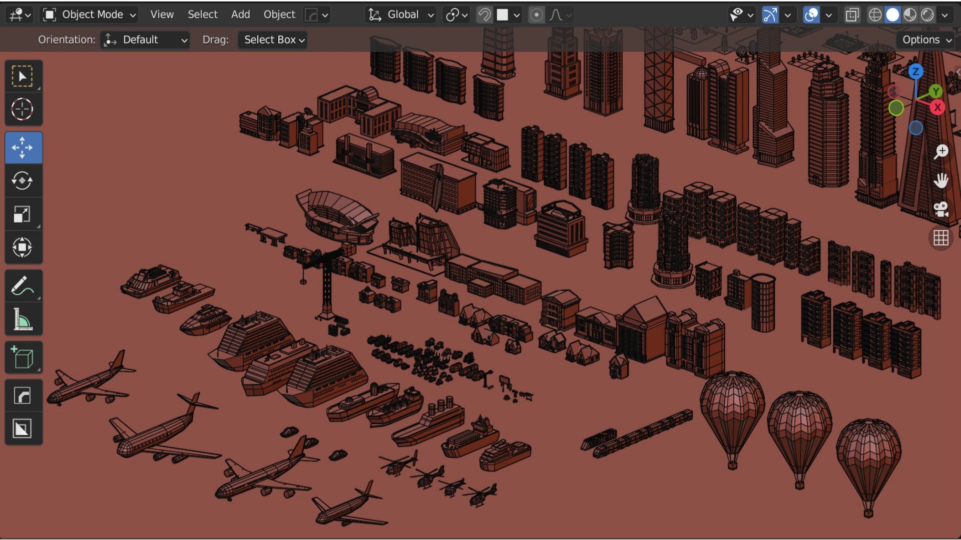 Low Poly City Pack 3D Model - TurboSquid 2264493