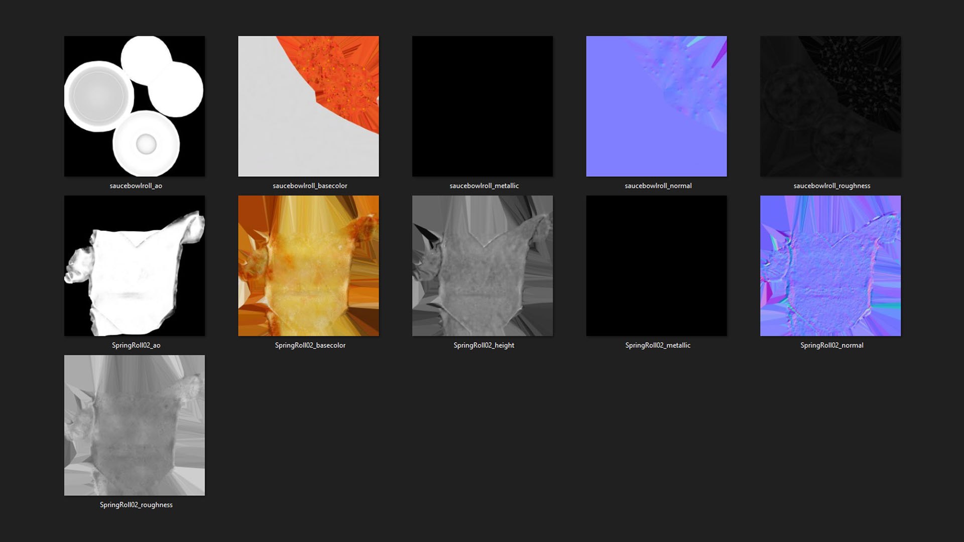 3D Spring Rolls - TurboSquid 2168603