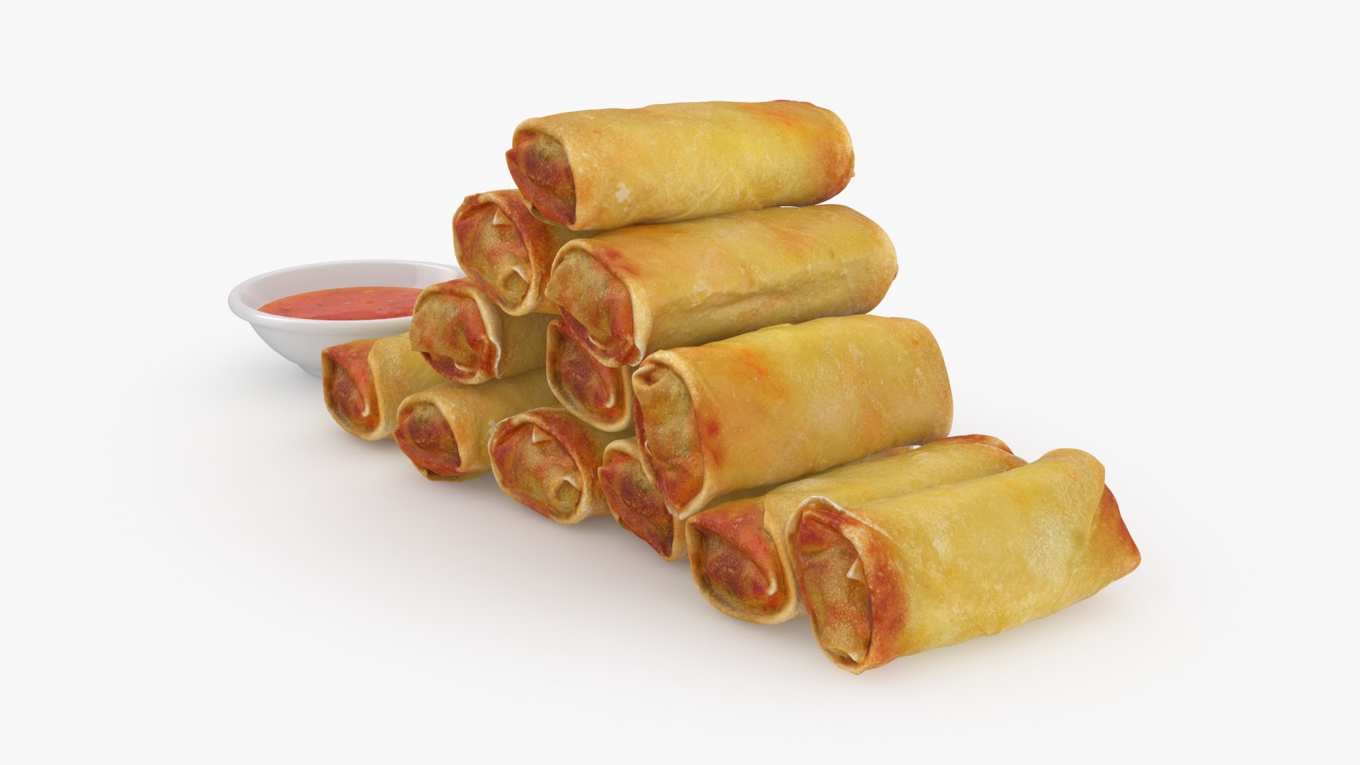 3D Spring Rolls - TurboSquid 2168603