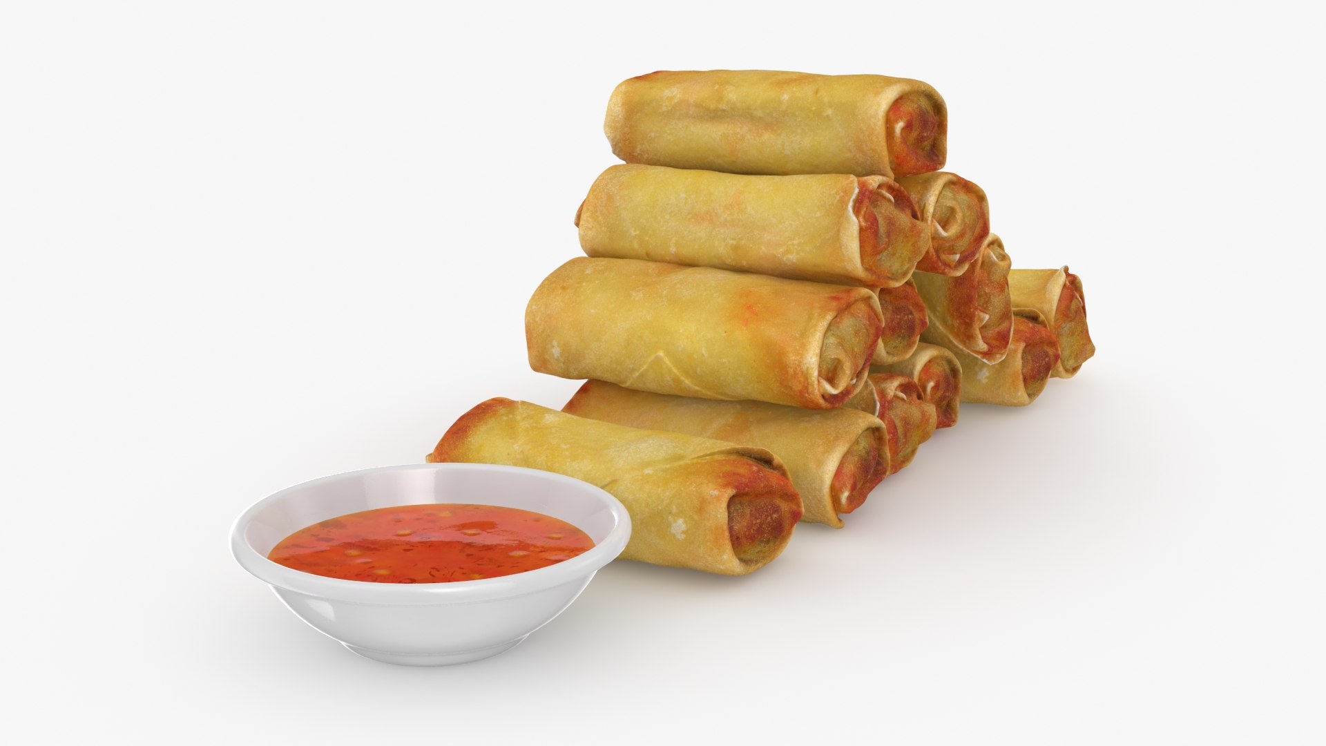 3D Spring Rolls - TurboSquid 2168603