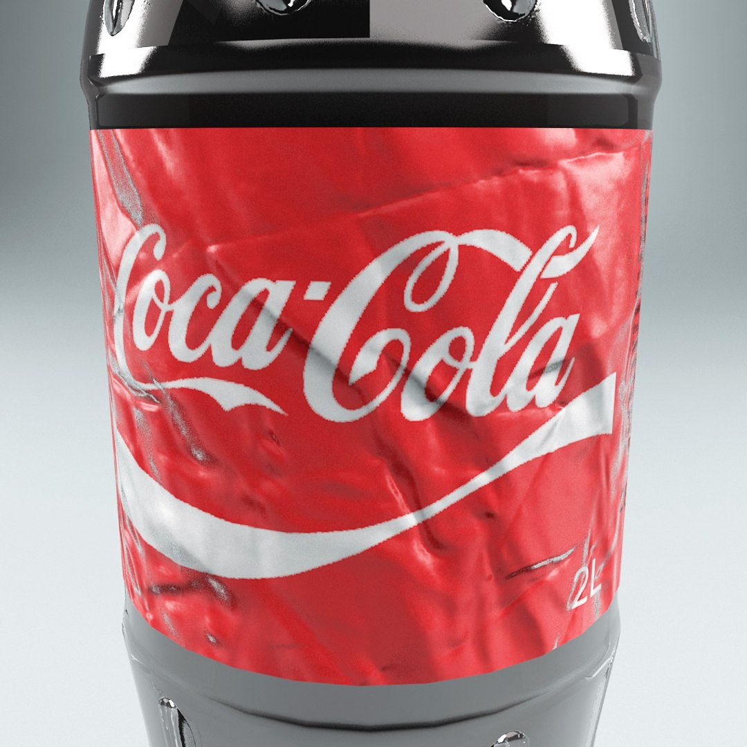 Coca-cola 2l V2 3d Model