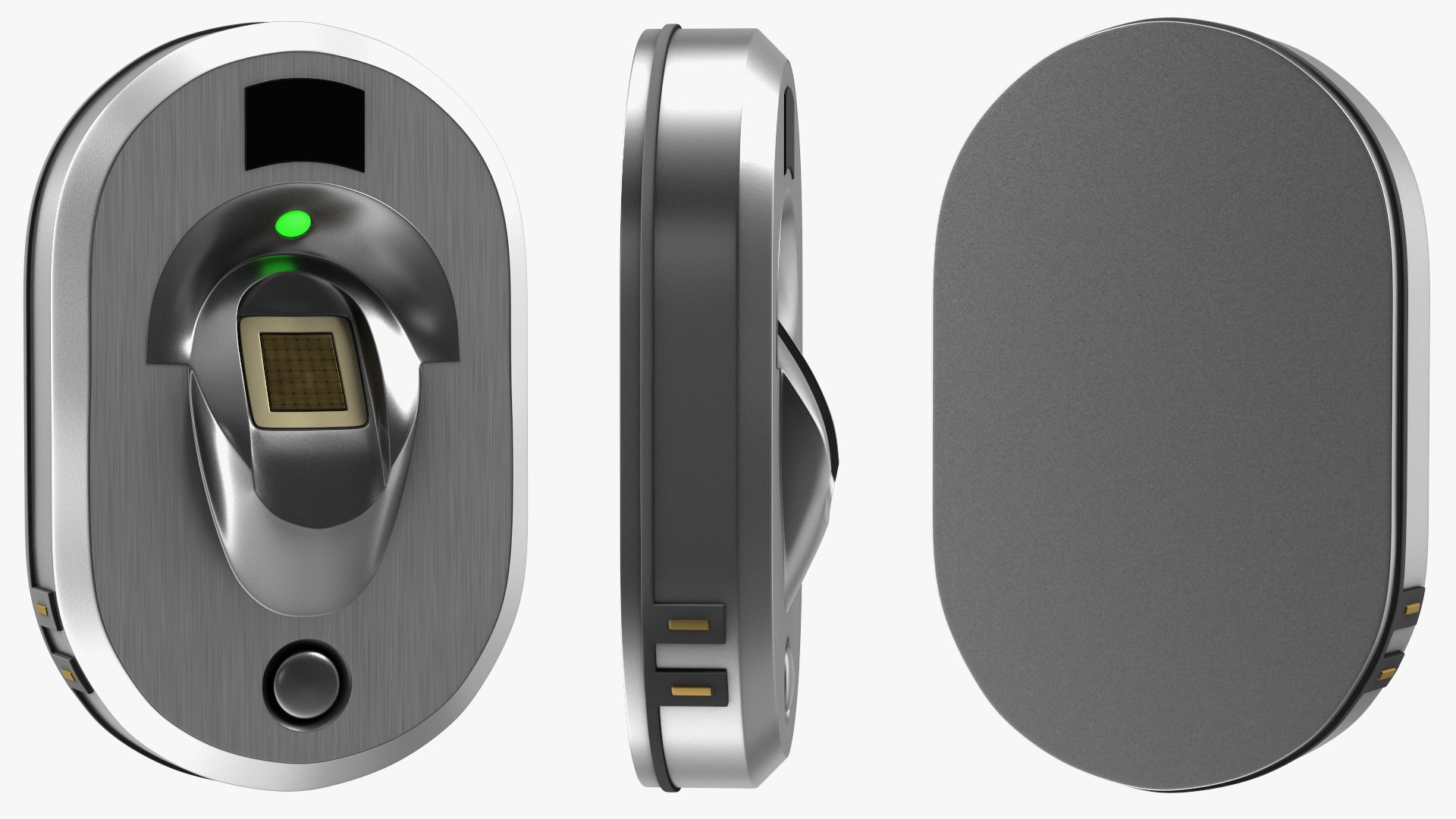 Biometric Fingerprint Door Lock 3D Model - TurboSquid 1807738