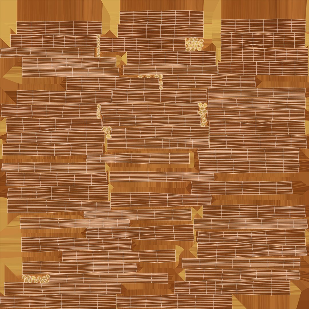 3D Cartoon Wattle Fence 05 - TurboSquid 1942067