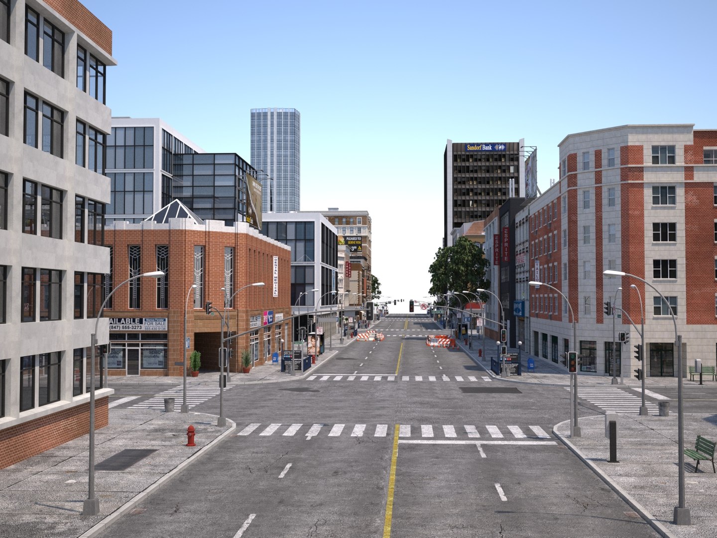 3d model modular city