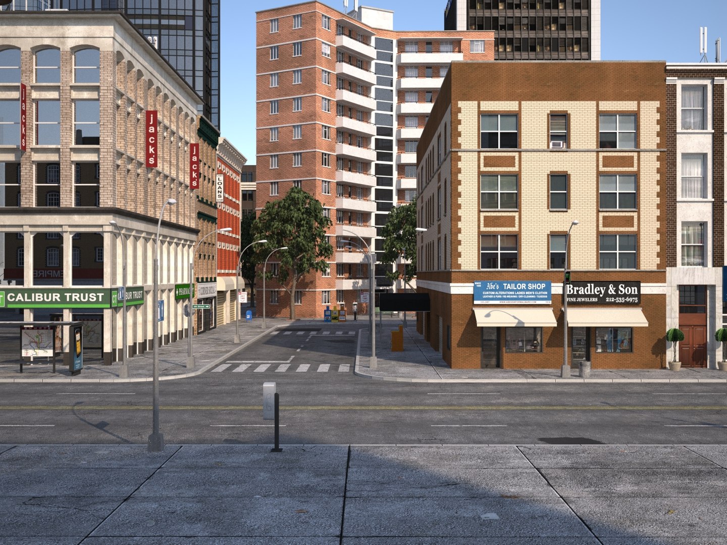 3d model modular city