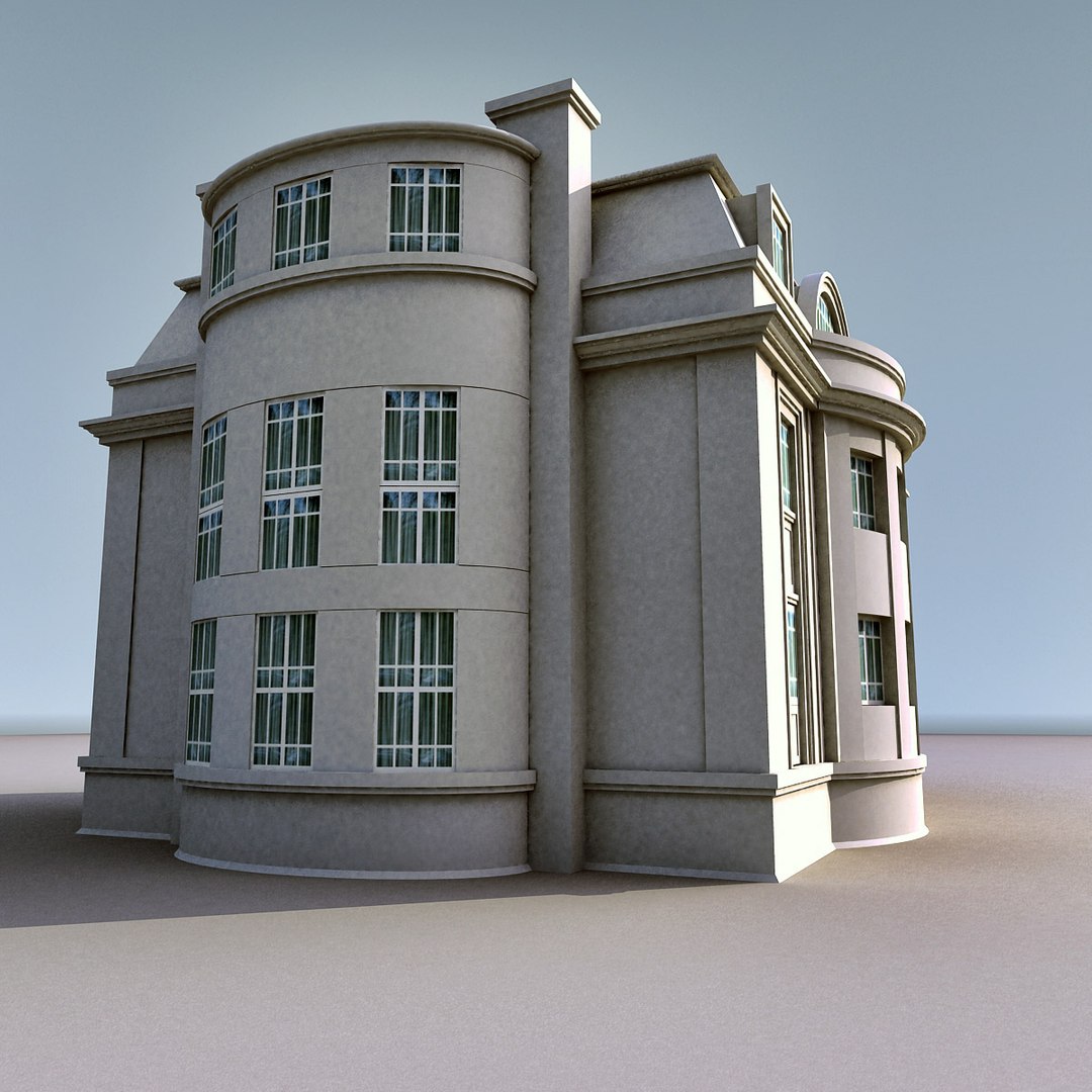 3d max house building villa