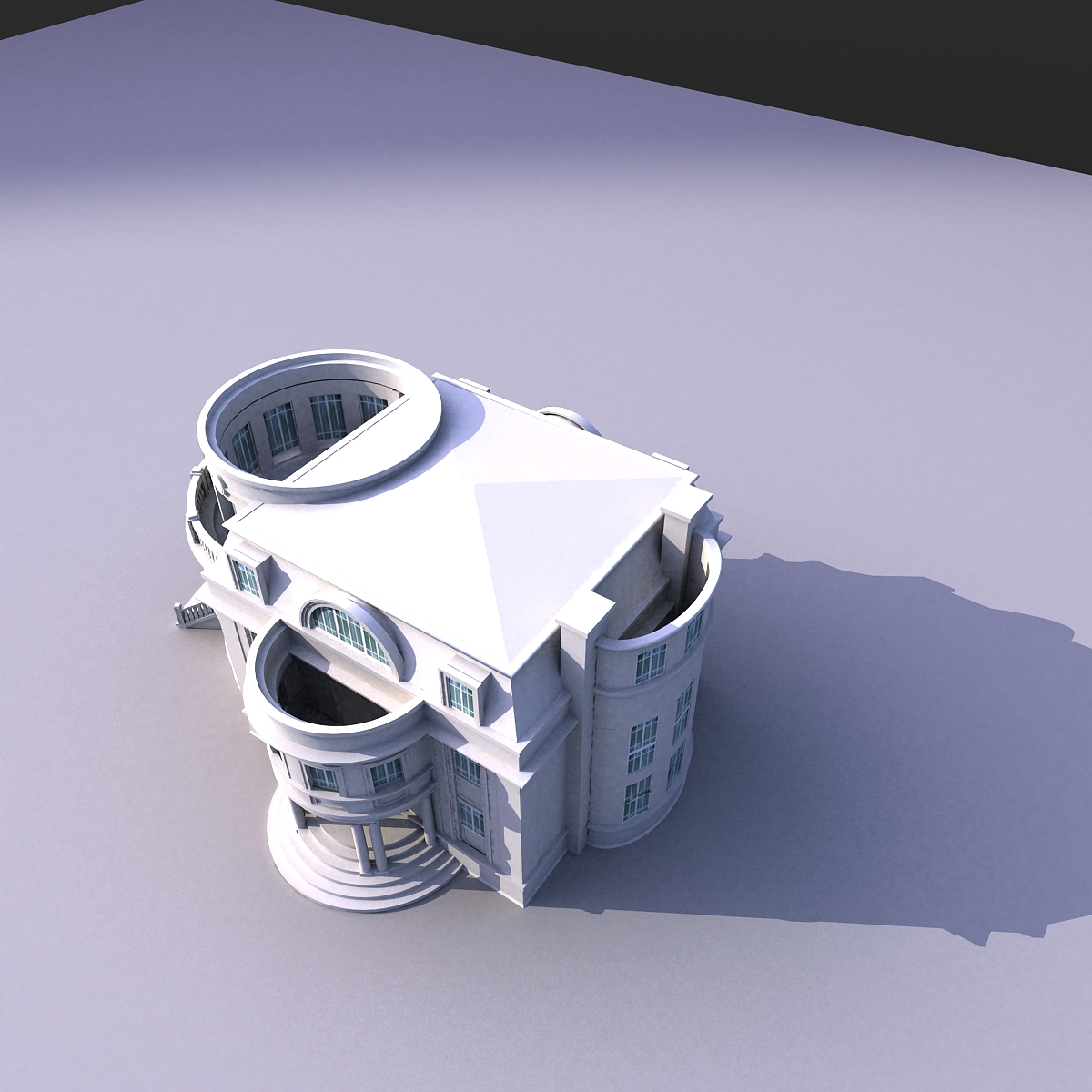 3d max house building villa