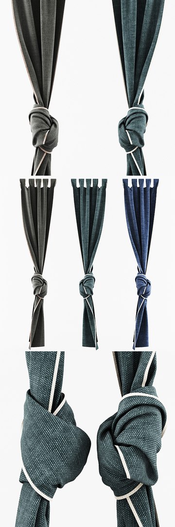Curtain Knot 3d Max