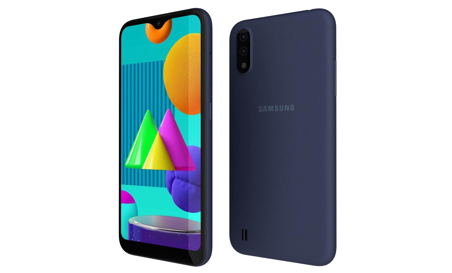 Samsung Galaxy M01 Blue 3D Model - TurboSquid 1623300