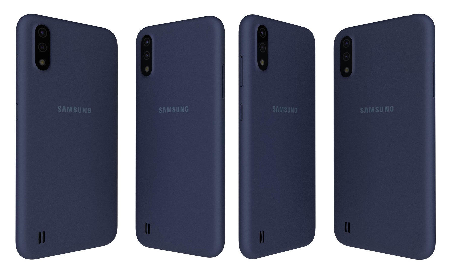 Samsung Galaxy M01 Blue 3D Model - TurboSquid 1623300